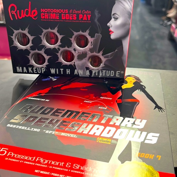RUDE | Makeup | Rude Speyeshadow Palette And Notorious Lip Color Matte ...